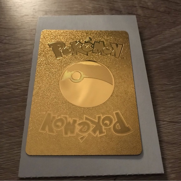 Pokemon | Other | Charizard Vmax Gold Foil Pokemon Card Fan Art 33hp New | Poshmark